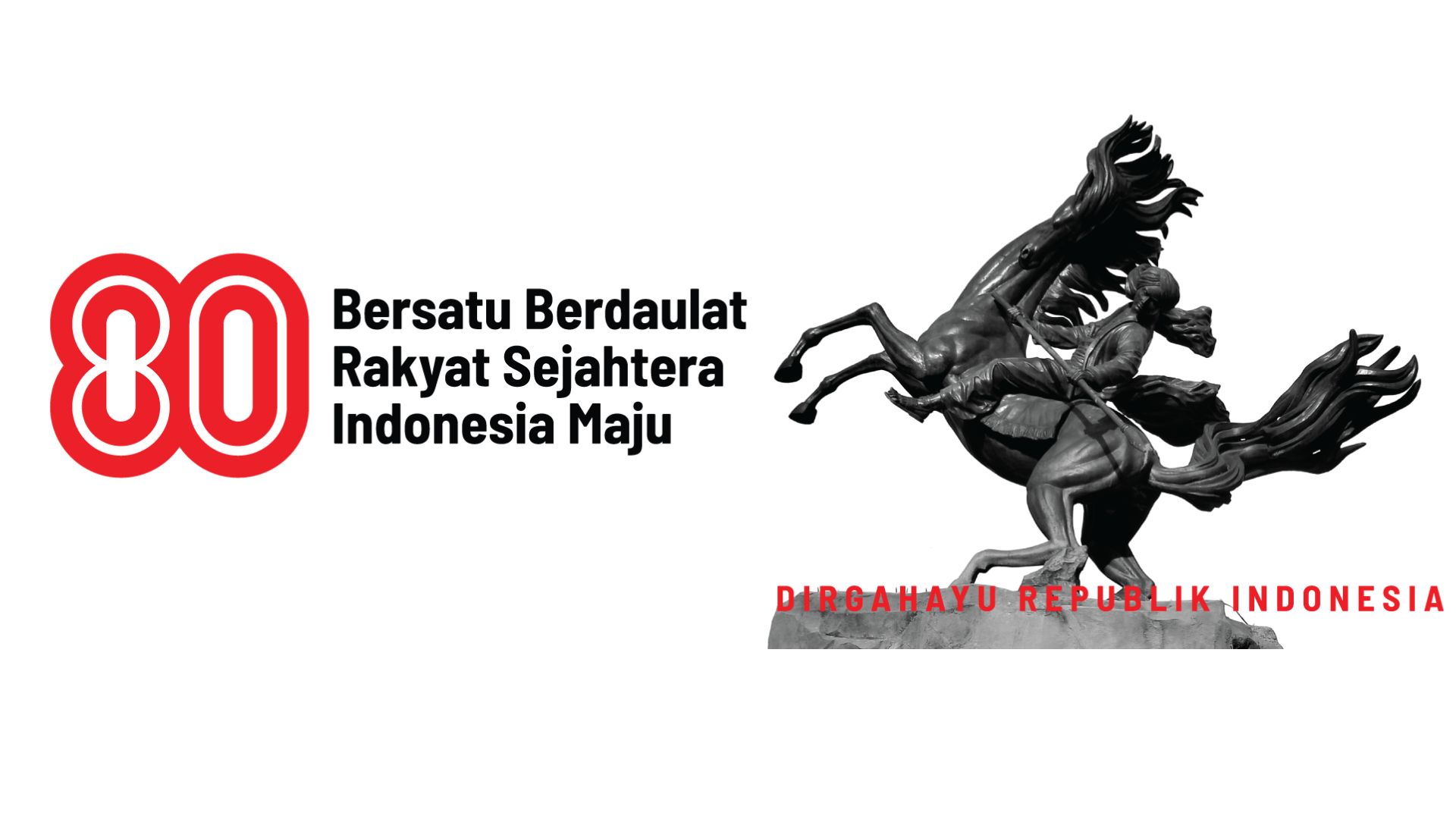 Filosofi Logo HUT RI Ke 80, Bersatu Berdaulat Rakyat Sejahtera ...